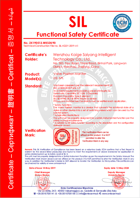 Qualifications and Certificates - KGSY